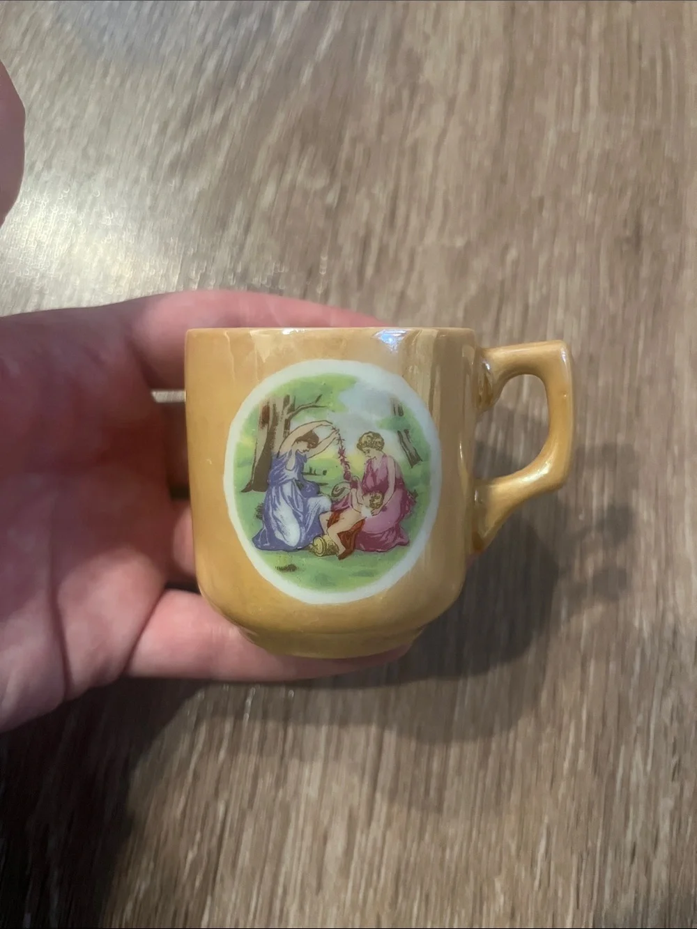 Lusterware | Dining | Vintage 94s Occupied Japan Lusterware Demitasse ...